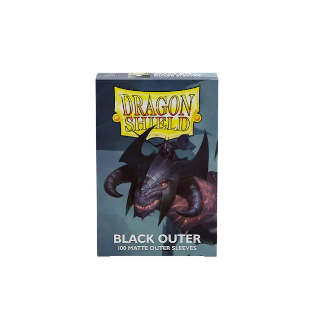 Dragon Shield Outer Card Sleeves - Black (Outer, 100ct) | JWW Sports ...